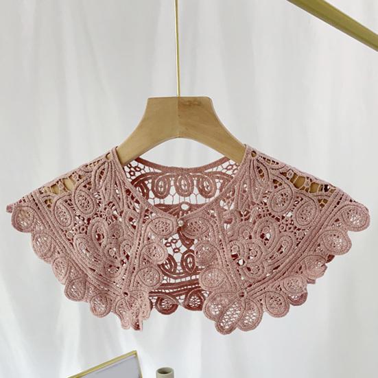 Buy Chic Breathable Short Thin Detachable Imitation Pearl Women Shawl ...