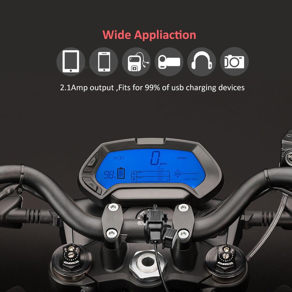 Buy Waterproof Motorcycle SAE To USB Phone GPS Charger Cable Adapter ...