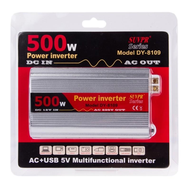 Buy DY-8109 500W DC 12V To AC 220V Car Power Inverter with 500mA USB ...