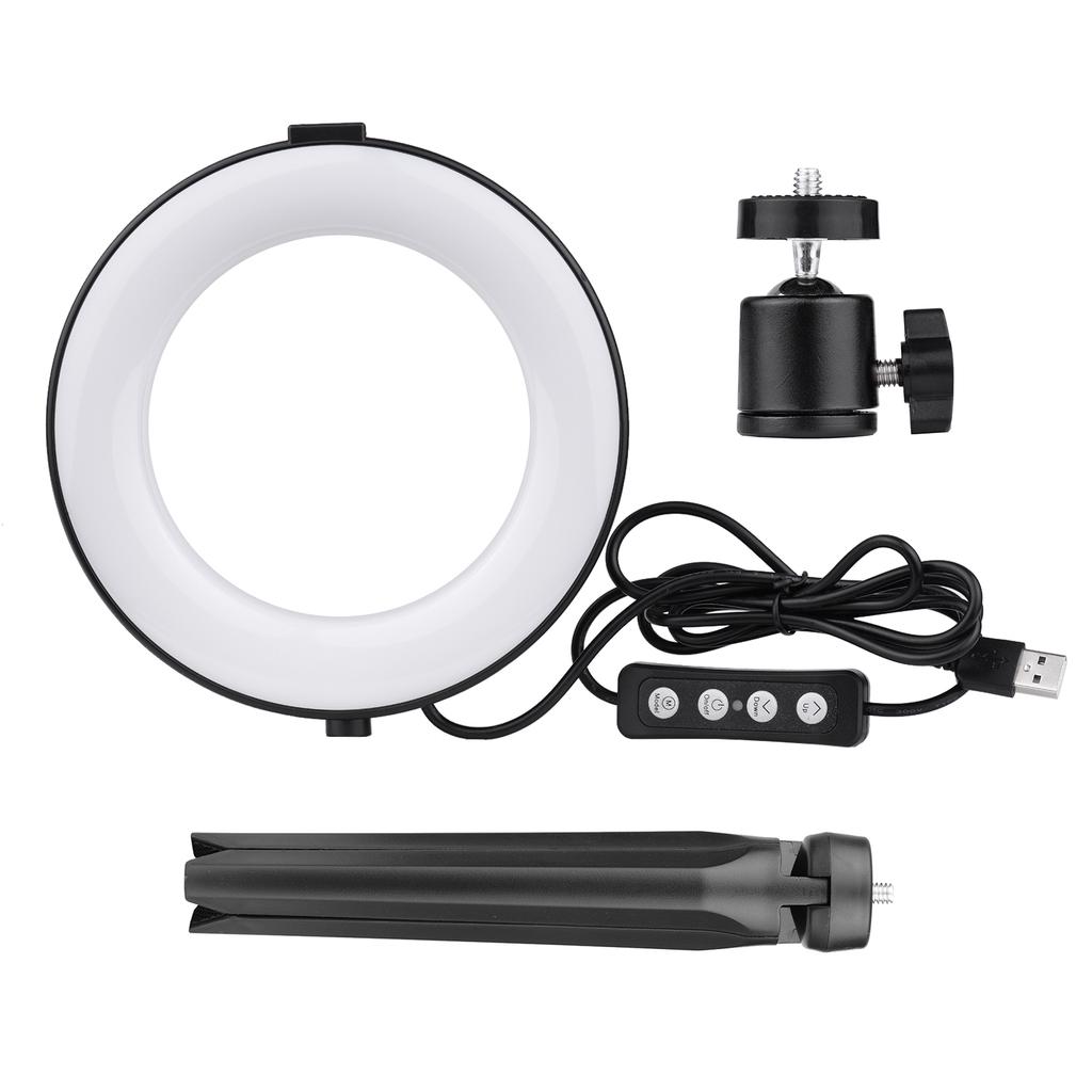 Buy 6 Inch USB Ring Light Selfie Beauty LED Light 3 Lighting Modes ...