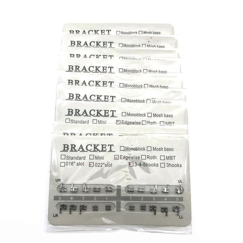 Buy 10 Kits Dental Orthodontic Mental Bracket Brace Mini Roth Slot 022 ...