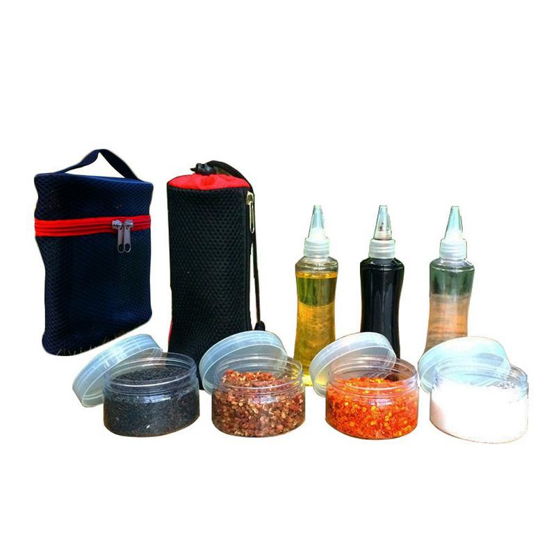 Condiment Containers For BBQ Sause Container Plastic Spice Jar Outdoor ...