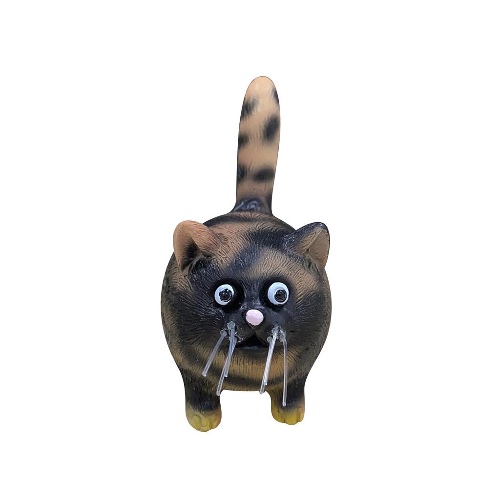 Buy Christmas Tail Cat Tail Erected Mini Micro Cat Decoration Resin ...