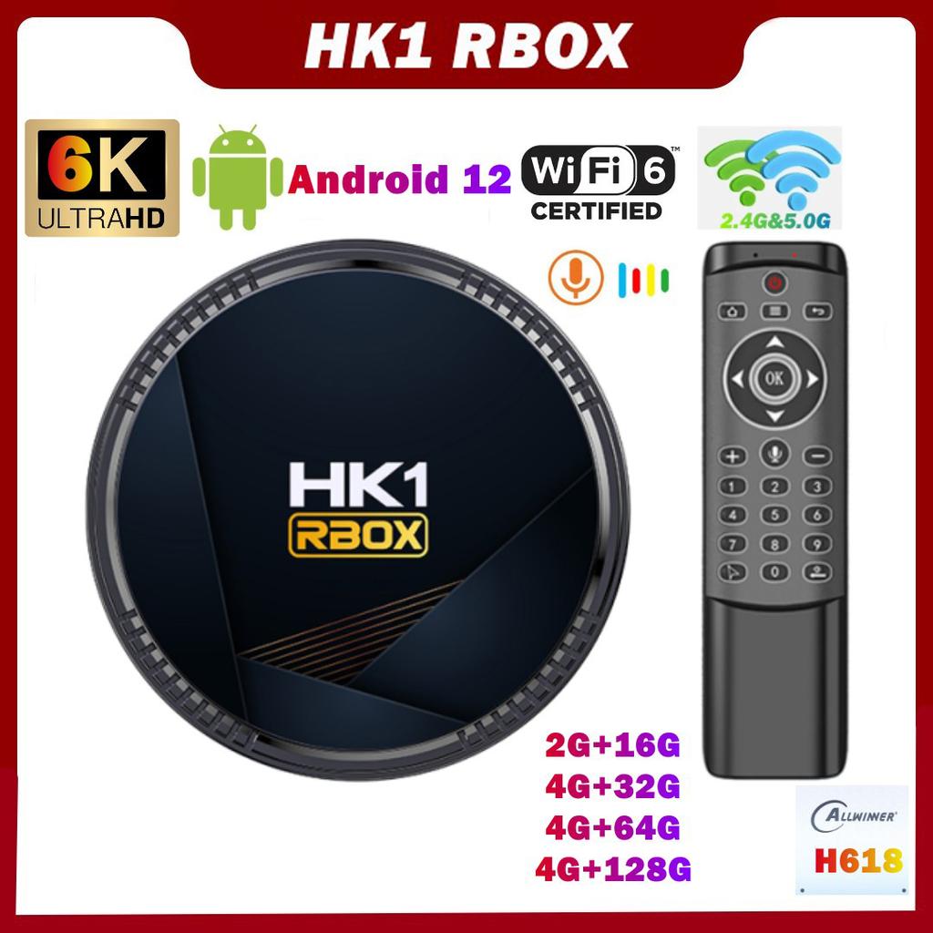 Cheap HK1 RBOX H8 TV Box Android 12 Allwinner H618 16GB 32GB 64GB 128GB Tvbox 6K HDR Smart Wifi6 ...