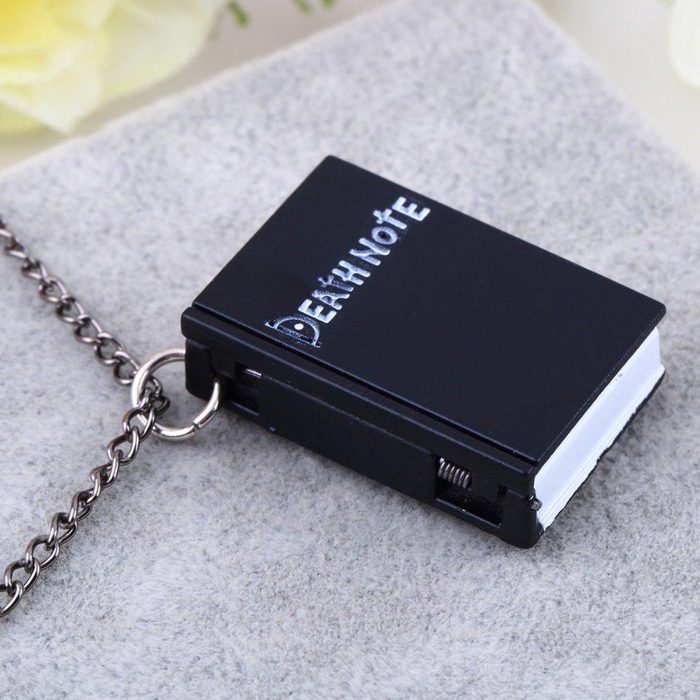 Buy Vintage Unique Death Note Book Quartz Pocket Watch Pendant Necklace ...