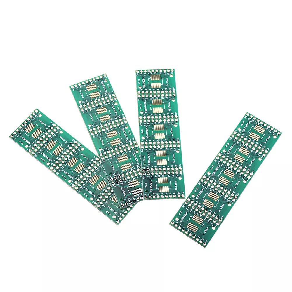 Buy 25pcs PCB Board Kit SOP20 SMD To DIP Adapter Plate 1.27mm DIP Pin ...