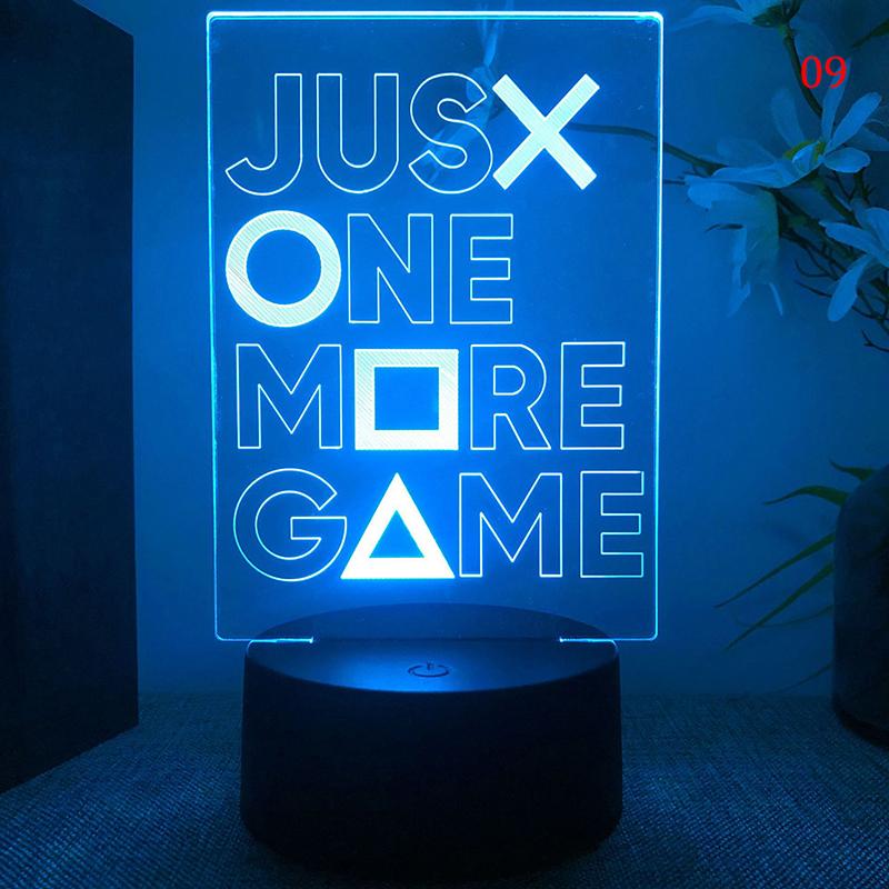 Buy Playroom 3D Night Light Playstation Icon Sensor Desk Lamp ...