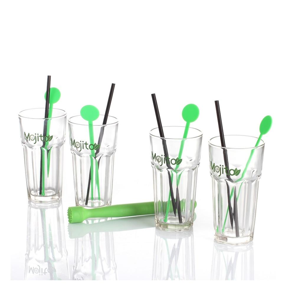Buy 13-piece Mojito Box - Complete Set with Glasses, Pillon, Pails ...
