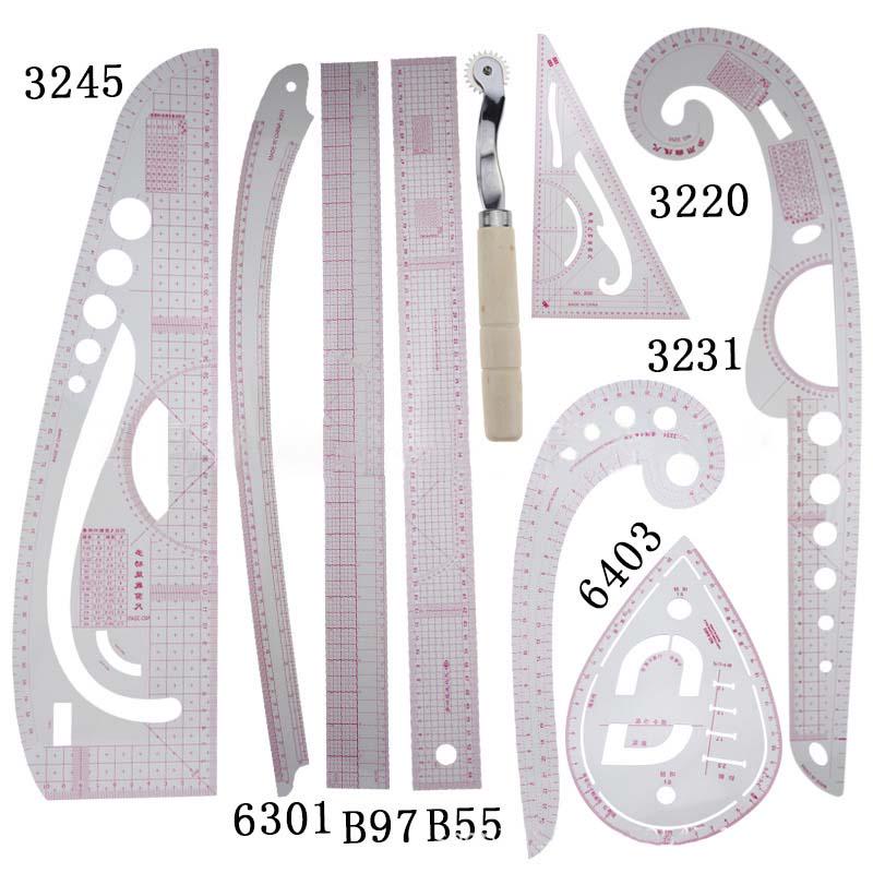 Buy DIY Clothing Rulers Sewing Patchwork Curve Rulers Drawing Cutting ...