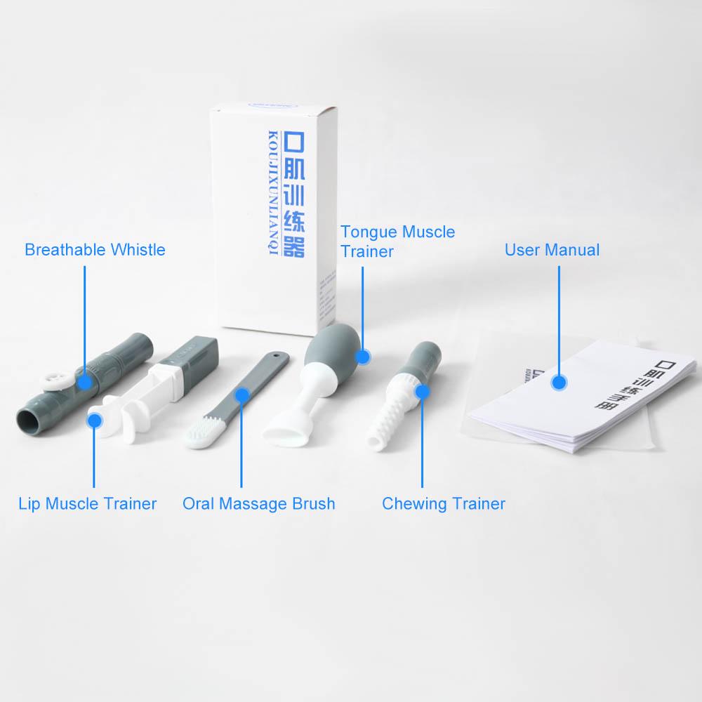 Buy Mouth Exercise Kit Silicone Mouth Exerciser Oral Lips Muscle ...