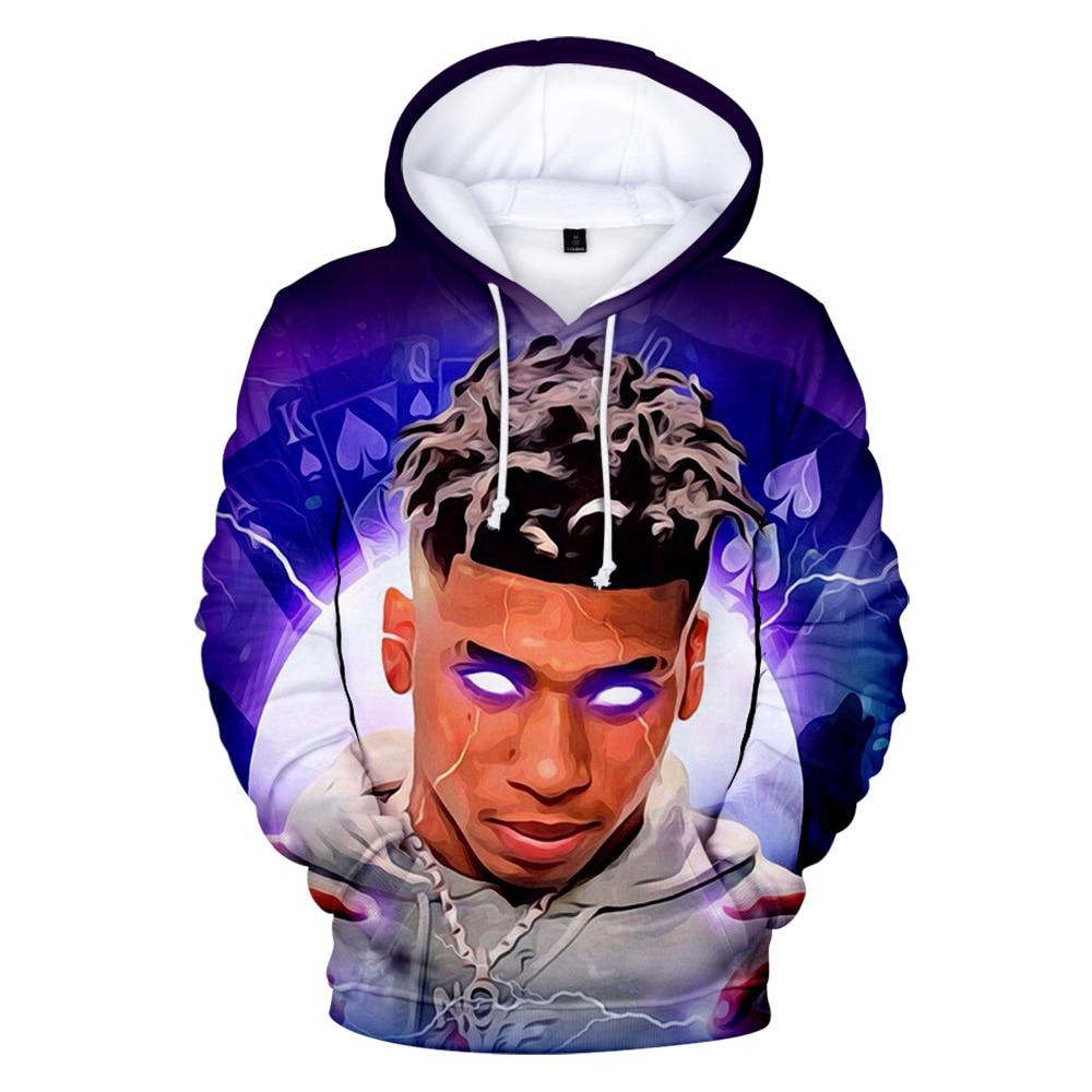 Cheap New Fashion 3d Hooded Nle Choppa Rapper Hoodies Oversized ...