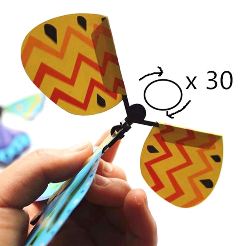 Buy Magic Fairy Flying In the Book Butterfly Rubber Band Powered Wind ...