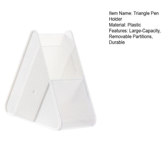 Cheap Triangle Pen Holder Multi-Compartment Cosmetic Storage Box with ...