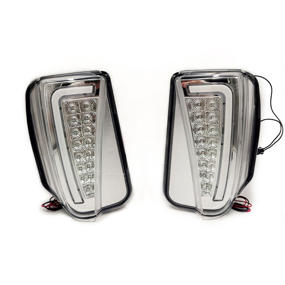 LED Front Bumper Fog Lamp DRL Daytime Running Lights Yellow Turn ...