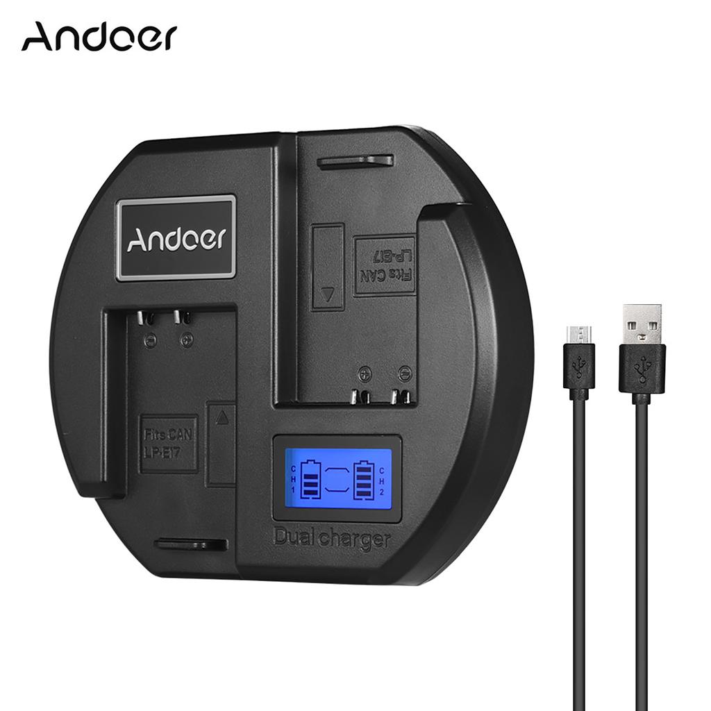 Buy Fast Charger Dualchannel Camera Battery Charger Digital LCD Display ...