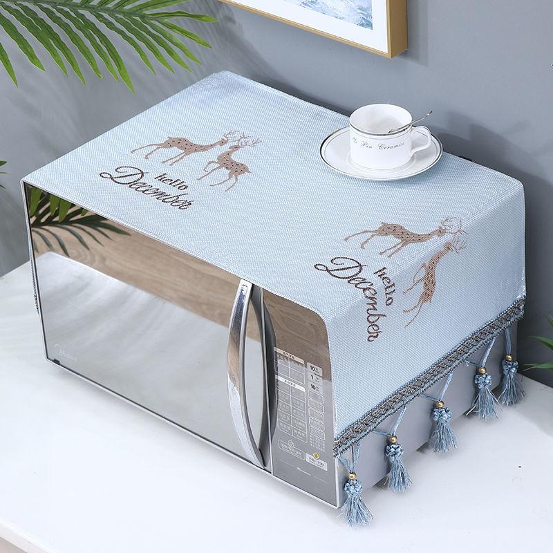 Buy Microwave Dust Cover Kitchen Storage Range Cover Decorative ...