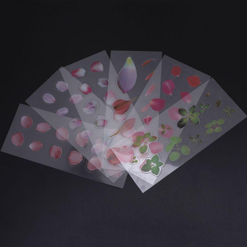 Buy Silicone Mold Sticker Material 3D Petal Flower DIY Filling Epoxy ...