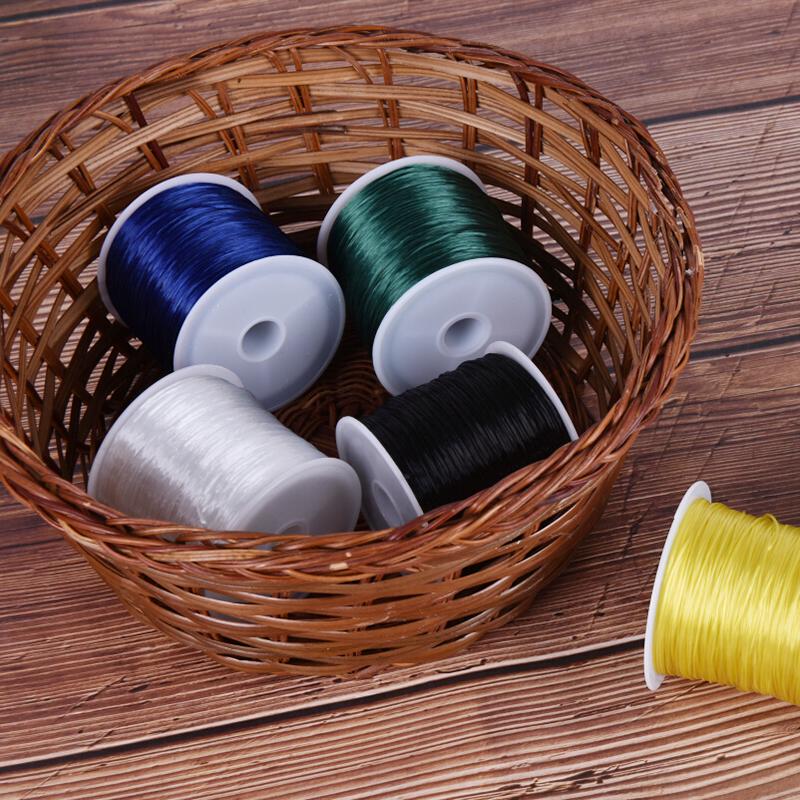 60M Crystal Elastic Beading Cord String Thread Diy Bracelet Jewelry ...