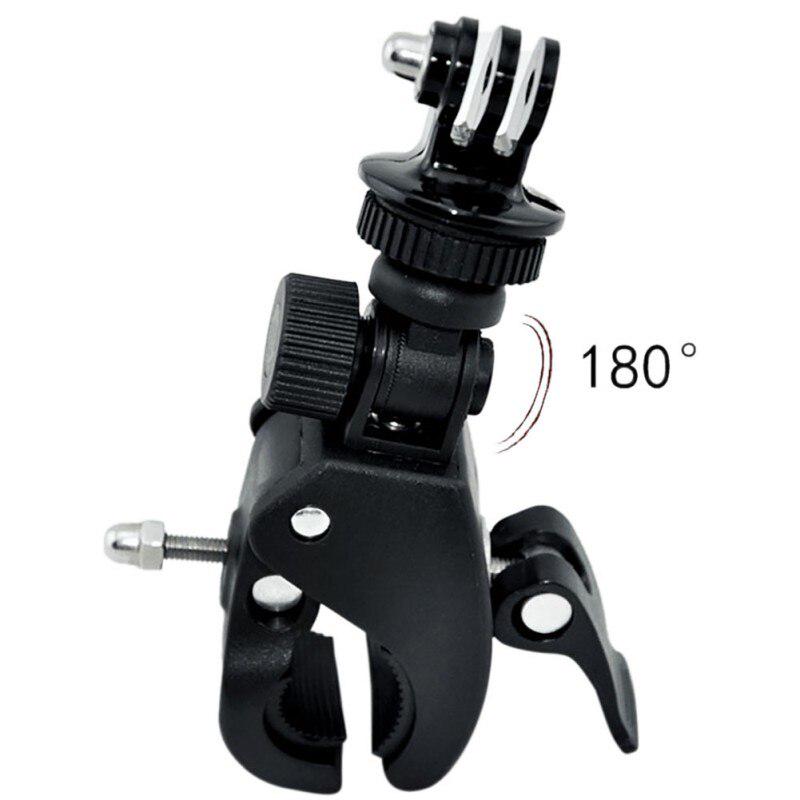 Buy Black Bike Bicycle Motorcycle Handlebar Handle Clamp Bar Camera ...
