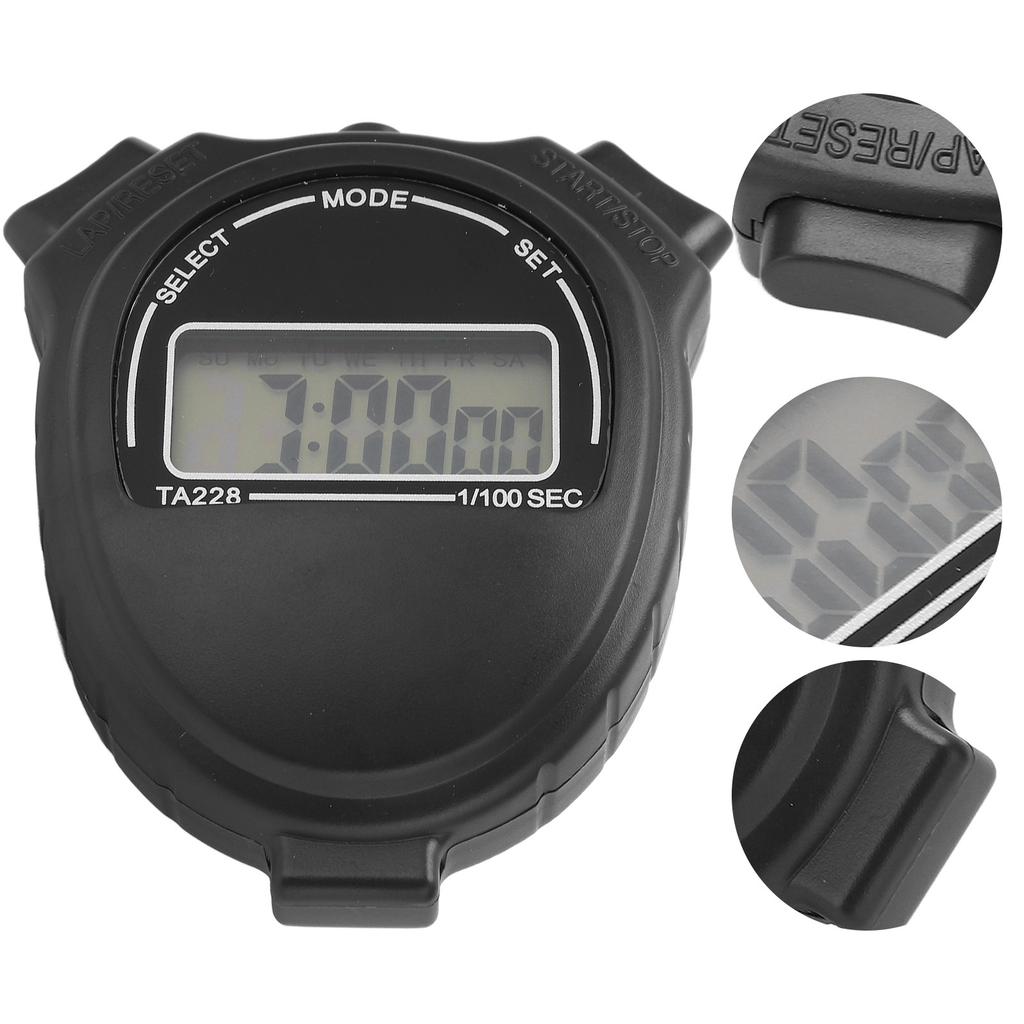 Buy TA228 Handheld Digital Stopwatch Timer Chronograph Outdoor Sports ...