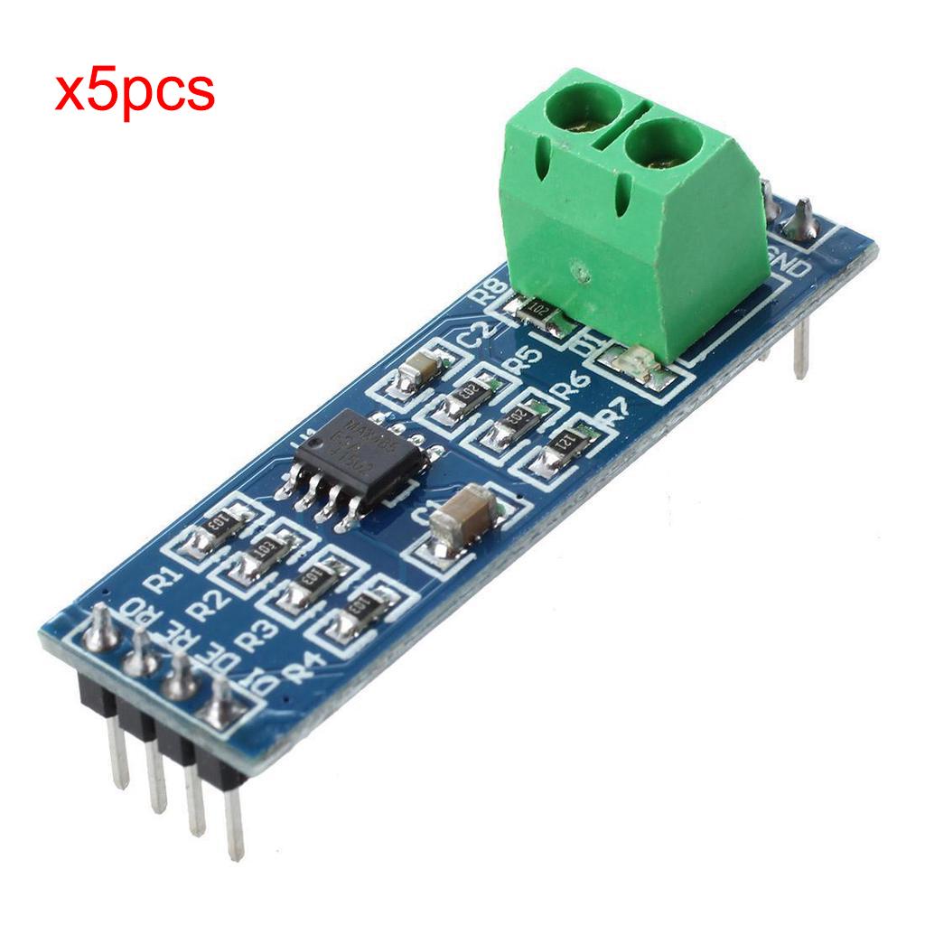 Buy 5 MAX485 Module/RS485 Module/TTL To RS-485 Module Converter Board ...