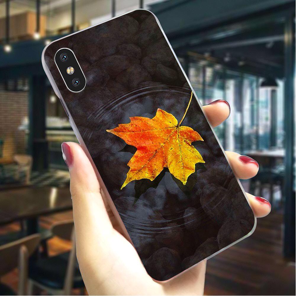 Buy Autumn Fall Phone Cover for iPhone 8 X Honor Samsung Galaxy Redmi ...