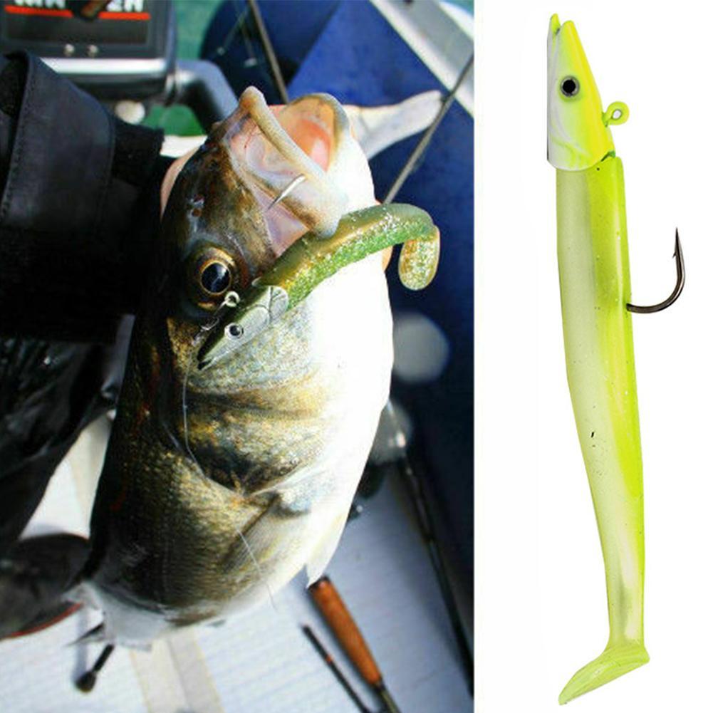 Gear Saltwater Sandeel Lures - Bass Wrasse Cod Pollock Tackle Fishing ...