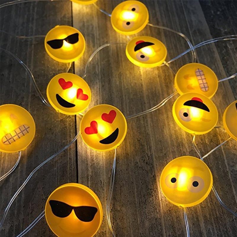 Buy Chat Emoticon Package Copper Wire Lamp LED Light String Firefly ...