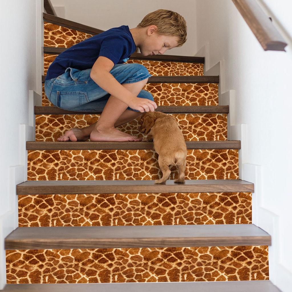 Buy 3D Simulation Stair Waterproof Wall Stickers DIY Home Decor at ...