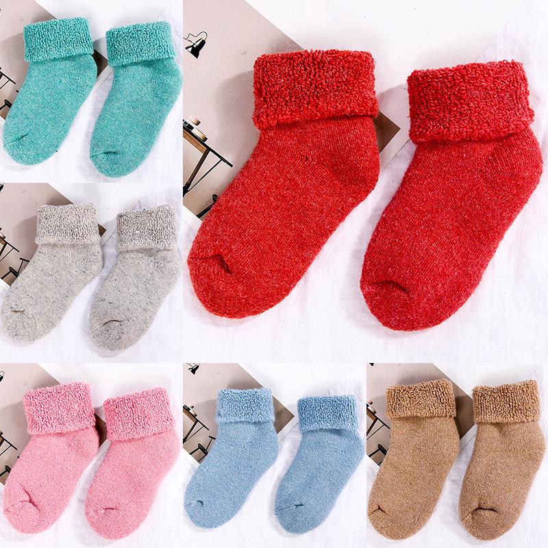 Buy Girl Newborn Toddler Baby Socks Winter Warm Soft Fashion Cotton ...