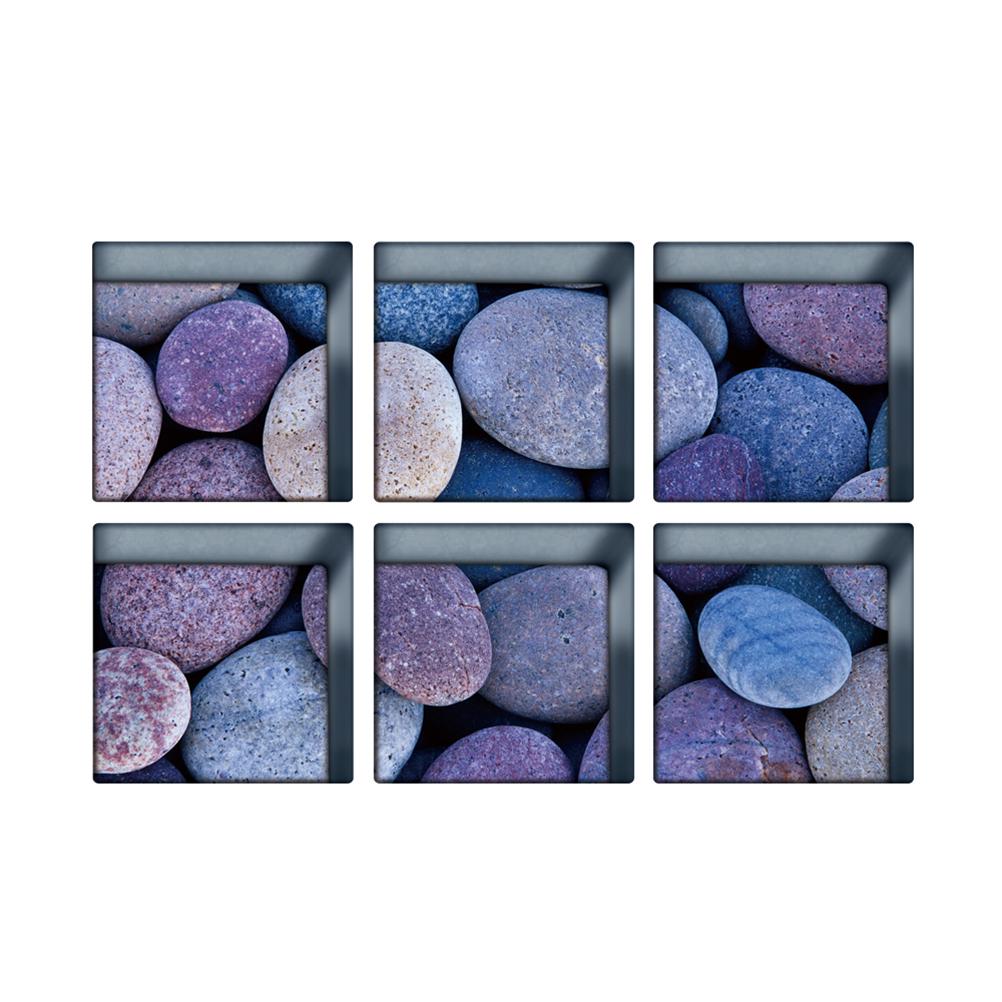 Buy 6 Pcs 3D Bathtub Stickers Removable Non-slip Waterproof Bathtub ...