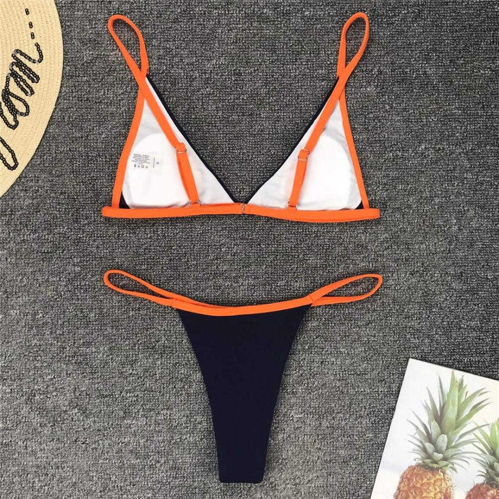 Buy Micro Bikini Tiny Swimsuit Female 2019 Women Swimwear Two-pieces ...