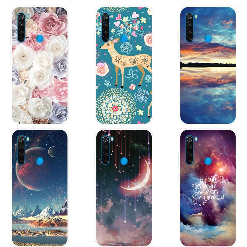 Satın alın For Redmi Note 8 2021 Silicone TPU Back Cover Soft Phone ...