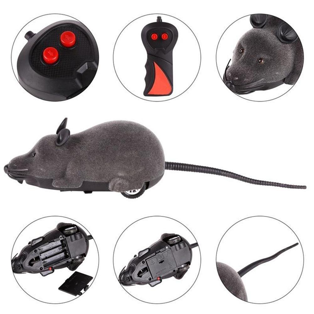 Satın alın Plush Mouse Mechanical Motion Rat Wireless Remote Electronic ...