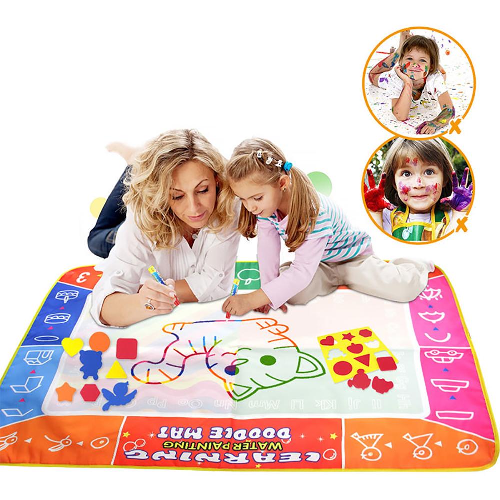 Buy Big Size Water Drawing Mat with Magic Pen Water Painting Drawing ...