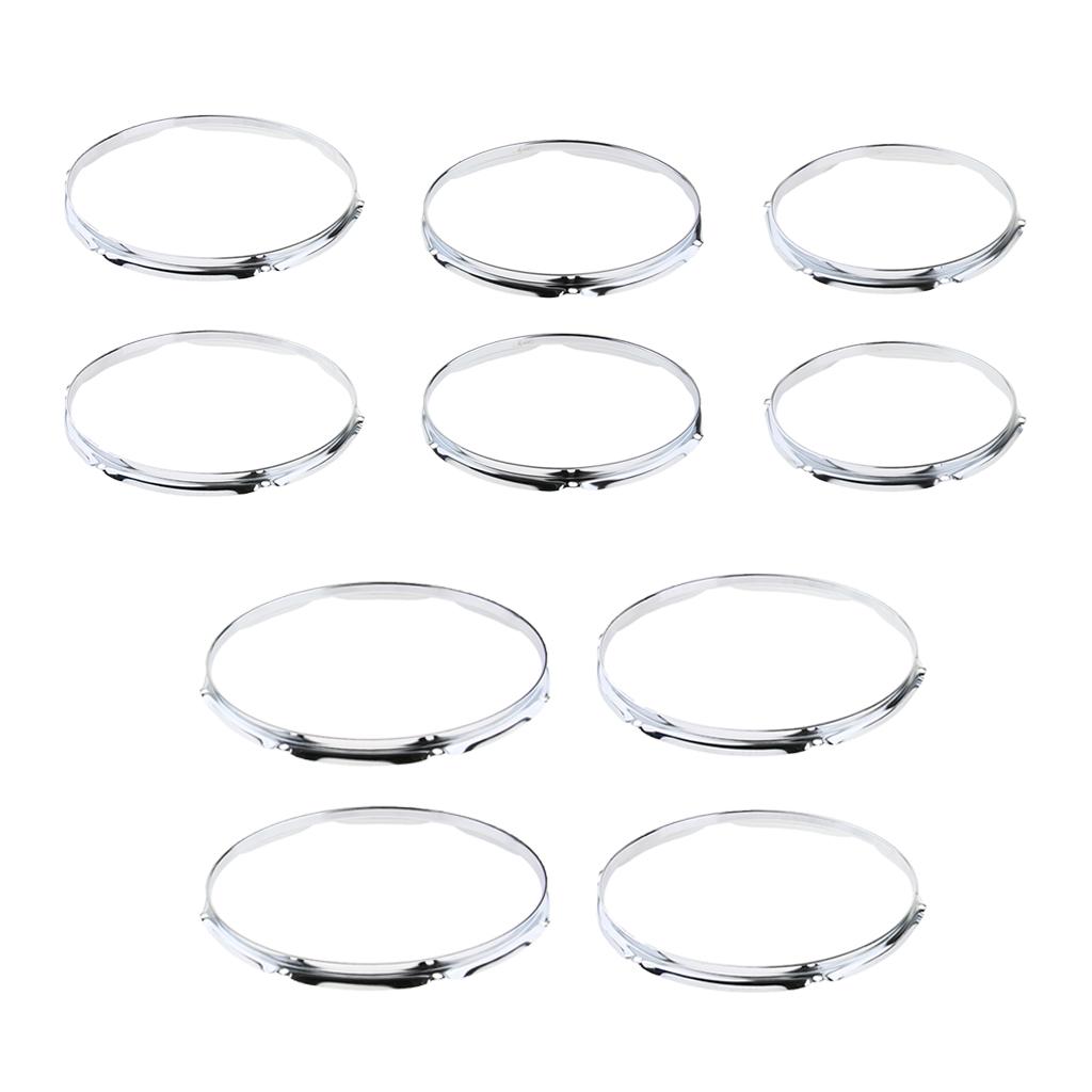 Buy 1 Pair Snare Drum Hoop Ring Rim for Percussion Instrument 10 Inch 6 ...