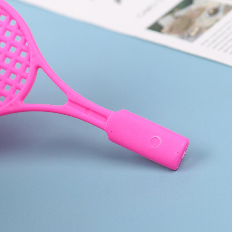 Cheap 4Pcs/Set 1:6/1:12 Dollhouse Miniature Tennis Racket+Ball Doll ...