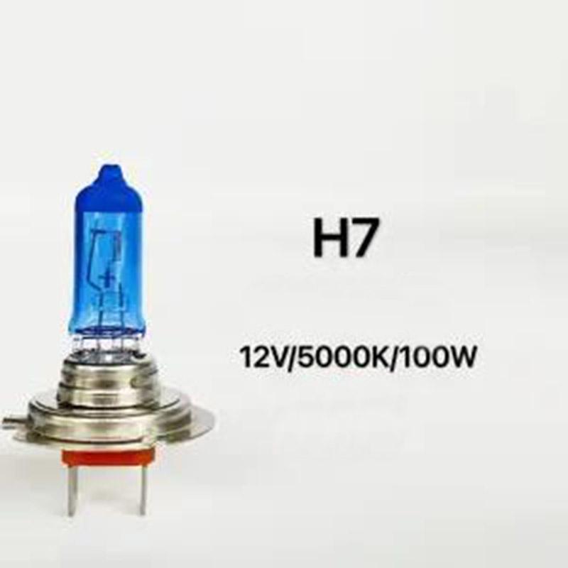 2pcs Super Bright White Light Car Bulb Headlight Hernia Halogen 12V100W ...