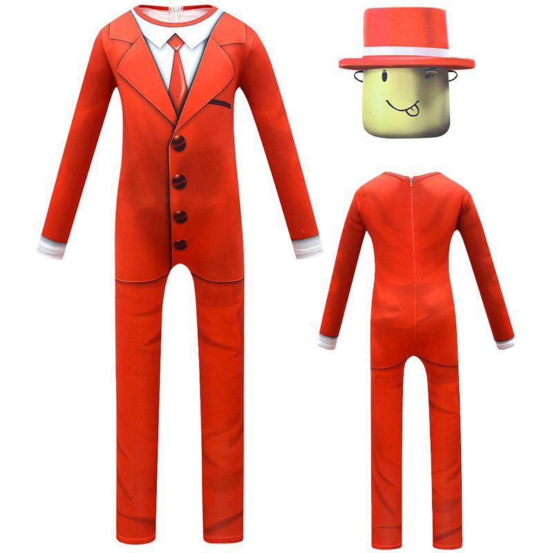 Buy Roblox Costume Cosplay Kids Jumpsuit Fancy Dress Halloween Bodysuit ...