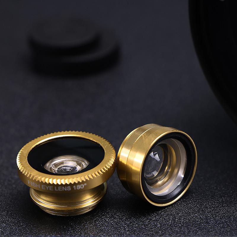 Buy Universal Mobile Phone Camera Fish Eye Lens 3 in 1 wide+macro ...