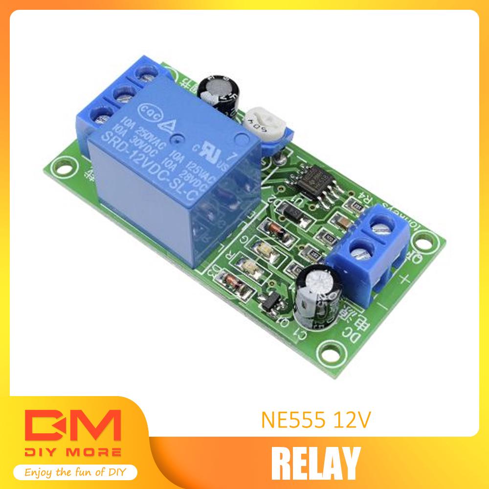 Relay Accessories Business & Industrial DC 12V Time Relay Module Normal Open Time Delay Relay ...