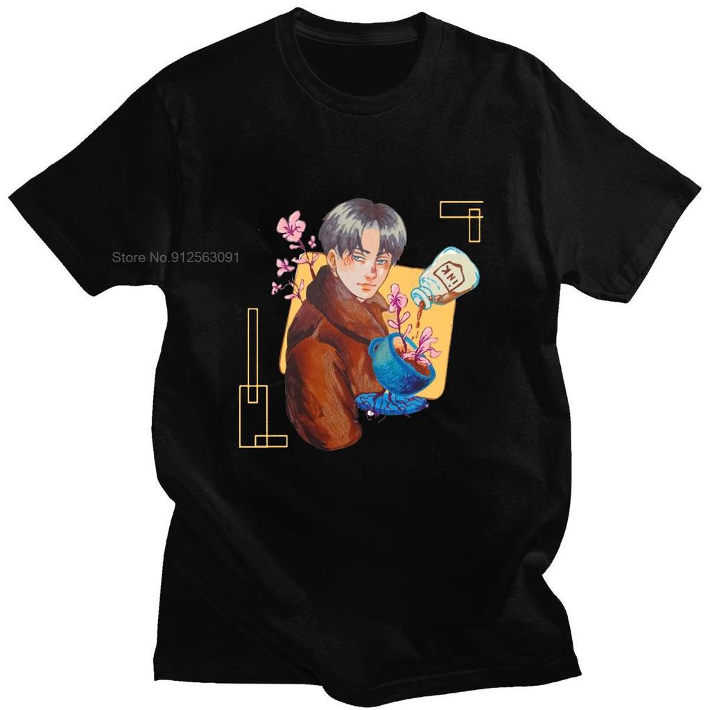 Buy Unique Streetwear Attack On Titan Aot Tshirts Mens T-Shirt Anime ...