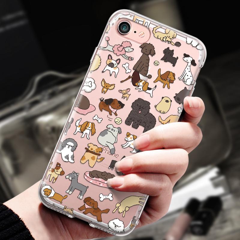 Buy Cute Animal Pet Dogs Series Pattern TPU Cover Silicone Phone Case ...