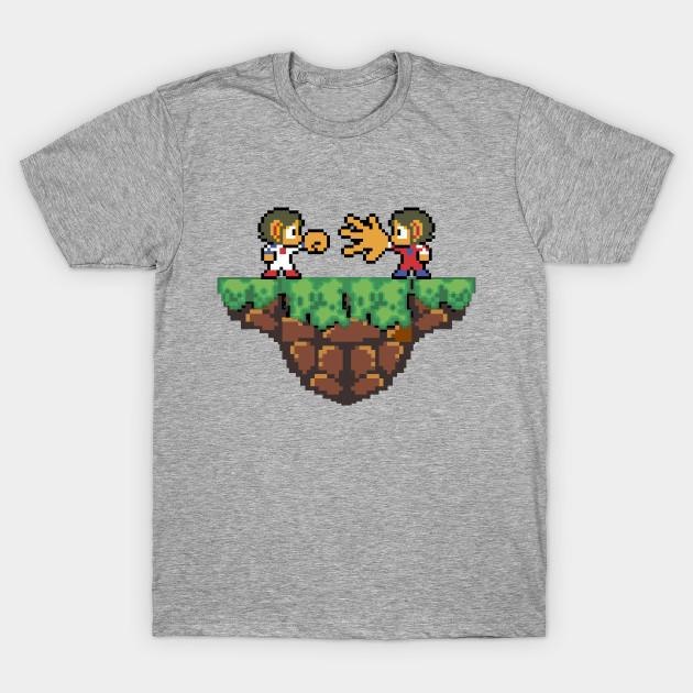 Buy Men Premium Cotton Harajuku T Shirt Jokenpo Alex Vs. Kidd Print Men ...