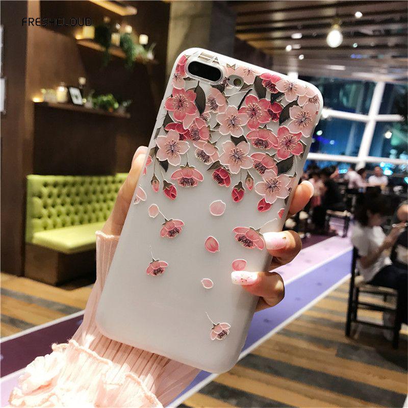 Buy Birds and Flowers Pattern Phone Case Soft TPU Protective Cover for ...