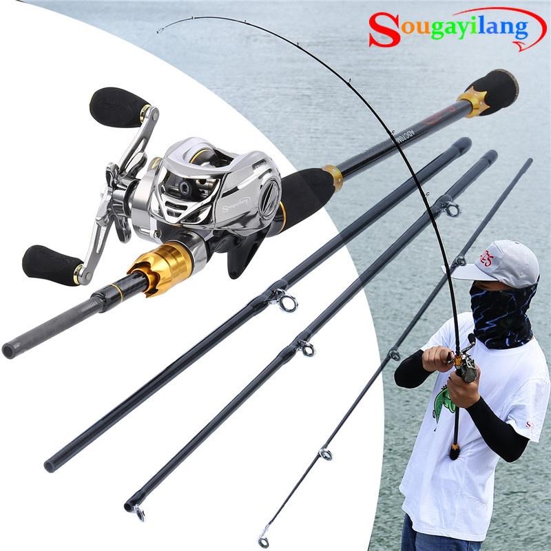 Fishing Rods and Reels Set Baitcasting Fishing Rod and Reel Travel ...