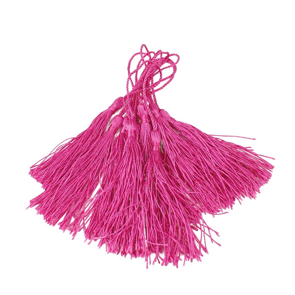 Buy Pack Of 10 13cm Luxury Silky Tassels - Craft, Sewing, Decoration ...