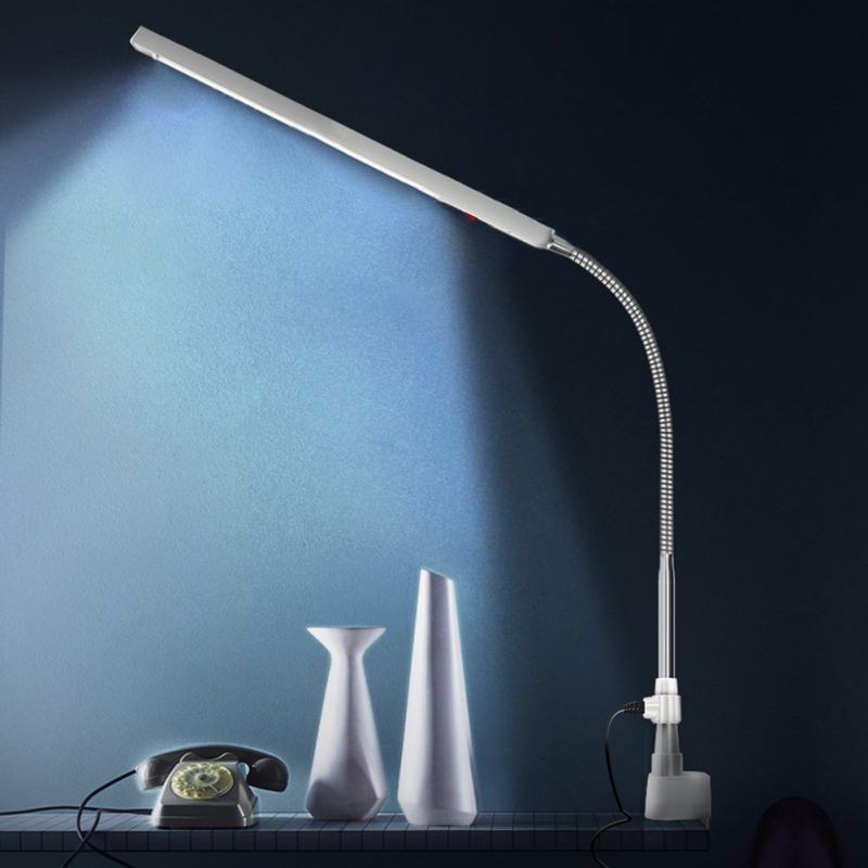 3 Types Ultra-Slim LED Desk Lamp 360 Degree Rotation Metal Arm Eye ...