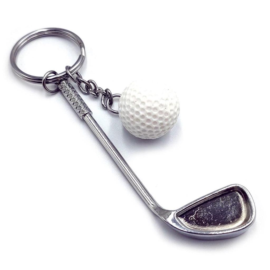 Buy Creative Golf Keychain Mini Golf Ball Pendant Key Chain Keyring For ...