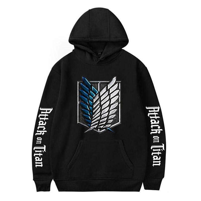 Satın alın 2021 Attack On Titan Anime Hoodies Sweatshirts Cosplay Hip ...